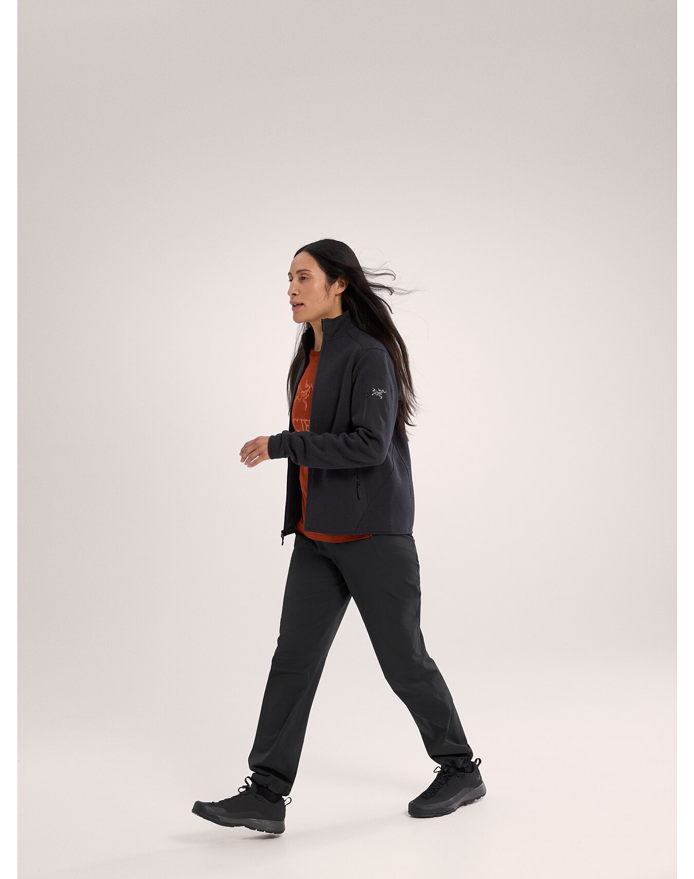 Arc'teryx Covert Cardigan W Stratus Heather Fleecejacken im Camp4 kaufen