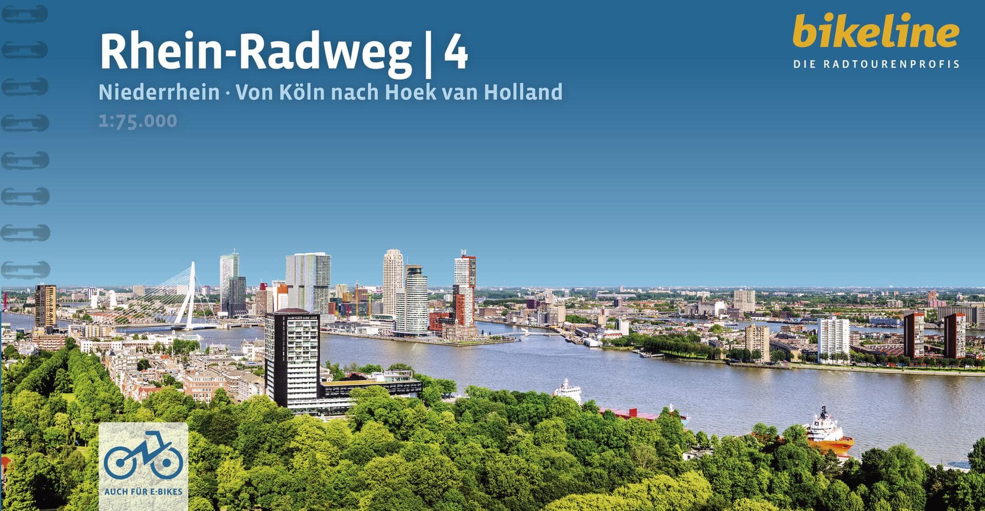 bikeline Rhein-Radweg 4 Radkarten / Radtourenbuch im Camp4 kaufen