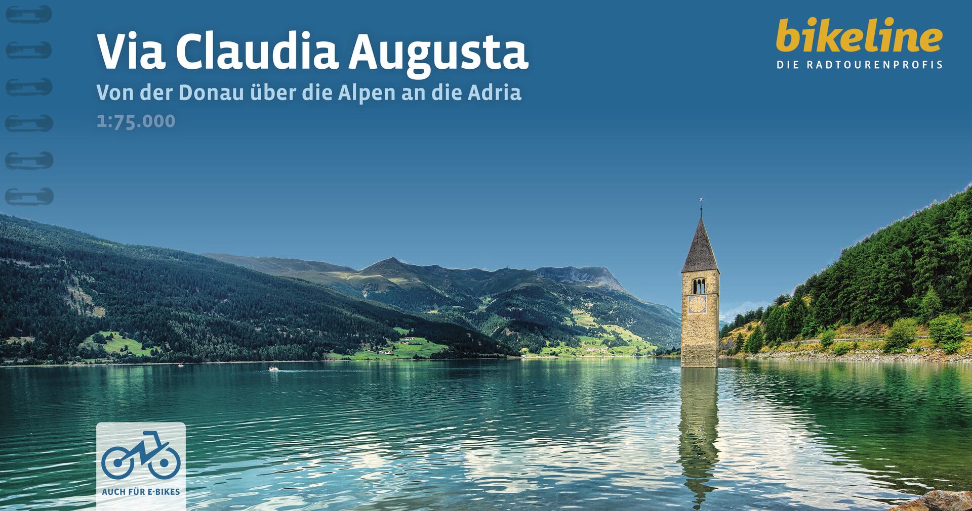 bikeline Via Claudia Augusta Radkarten / Radtourenbuch im Camp4 kaufen