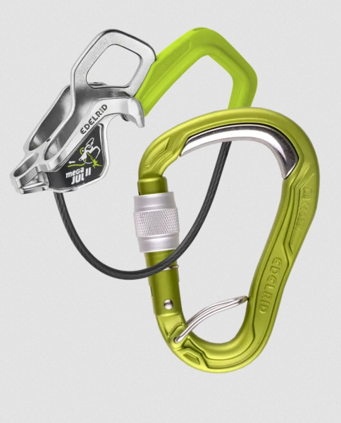Edelrid Mega Jul Belay Kit Bulletscrew II Oasis Sicherungs- und ...